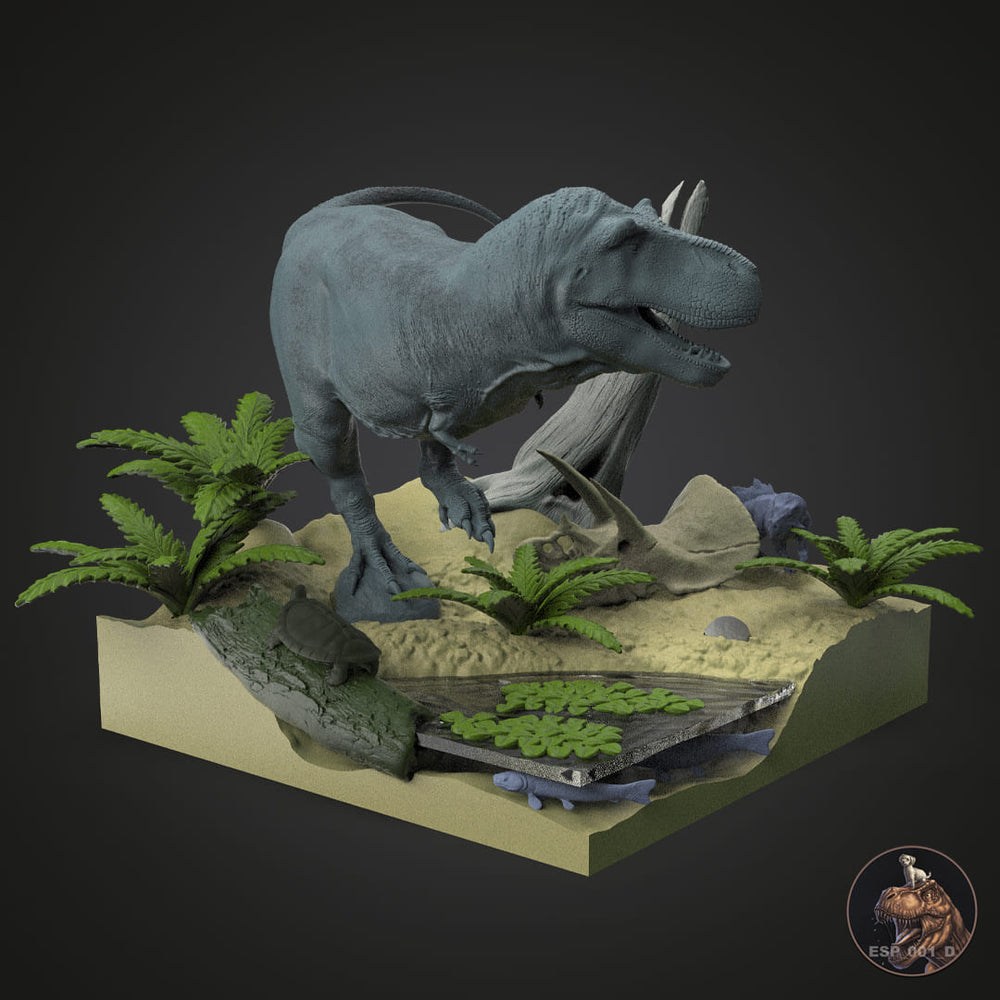 Tyrannosaurus rex diorama Hell Creek – Dinosauria Creatures