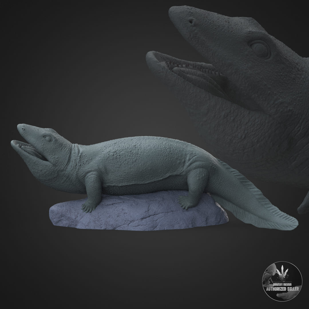 Ichthyostega stensioei – Dinosauria Creatures