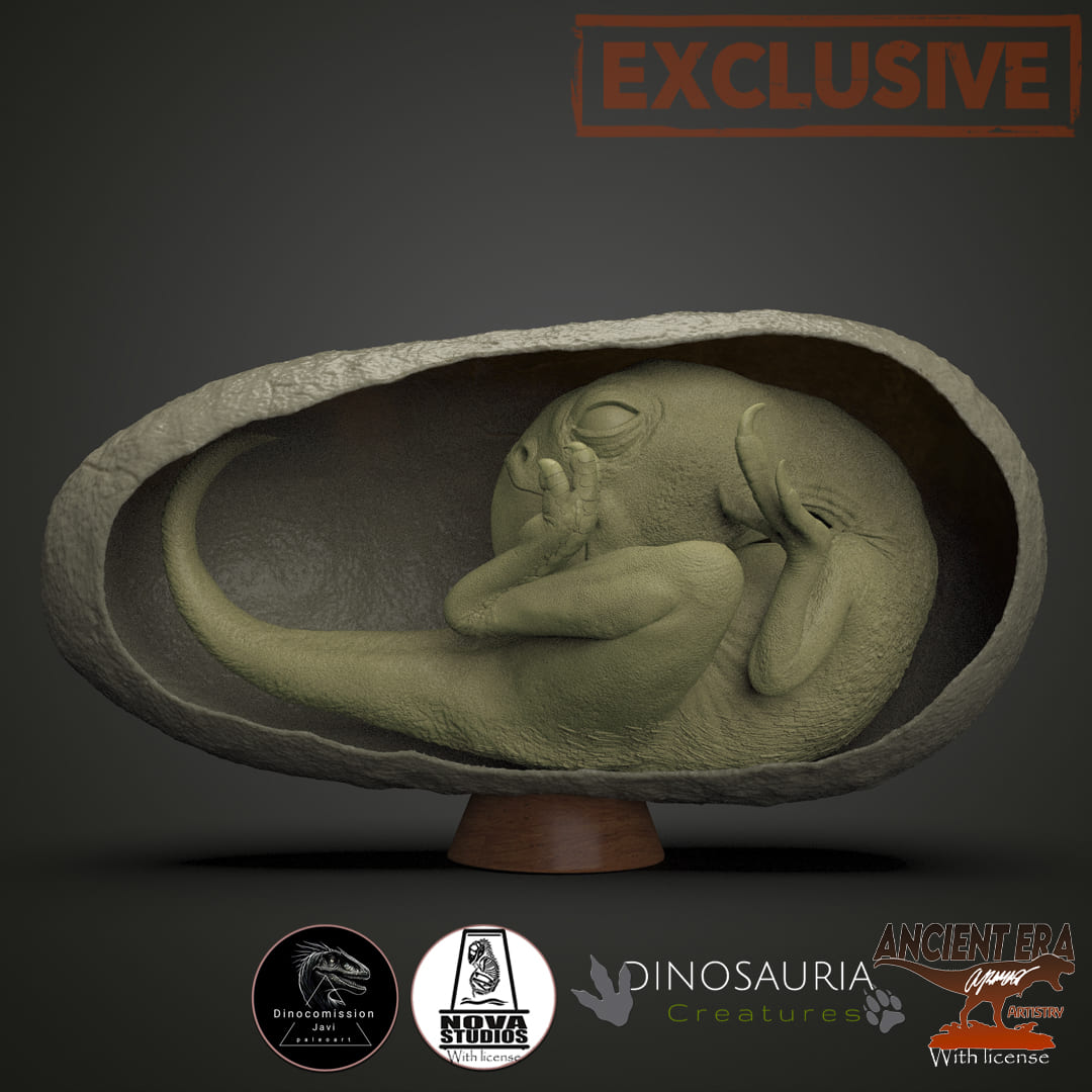 Baby Yingliang, der Oviraptor-Embryo – Dinosauria Creatures