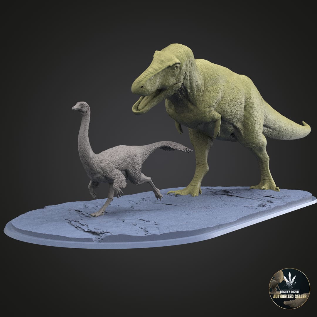 Tarbosaurus bataar / Gallimimus – Dinosauria Creatures