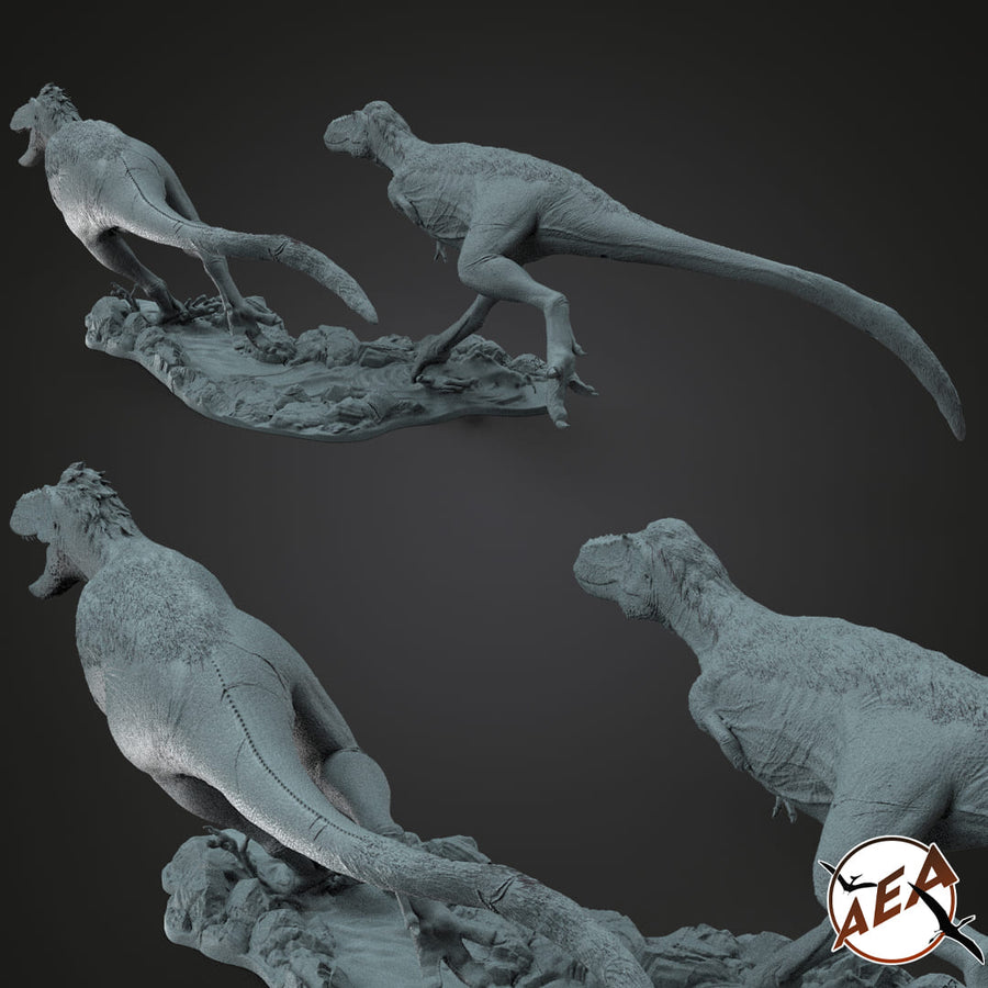Scale replicas of dinosaurs and fauna ready to paint – Dinosauria Creatures